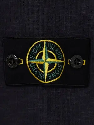 Stone Island Crew Neck Sweatshirt With Logo