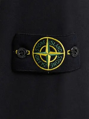 Stone Island Crew Neck Sweatshirt With Raglan Sleeves