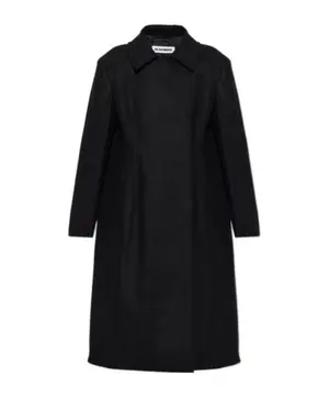 JIL SANDER Long-sleeved Coat - Black