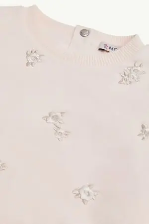 Moncler Embroidered Floral Cotton Blend Set