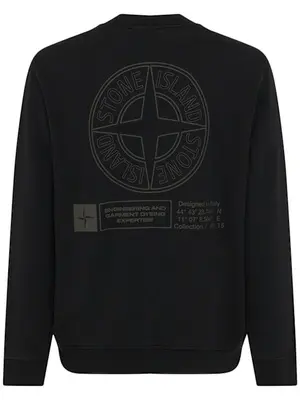 Stone Island Crewneck Sweatshirt With Long Sleeves