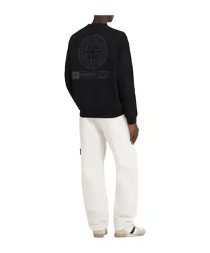 Stone Island Crewneck Sweatshirt With Long Sleeves