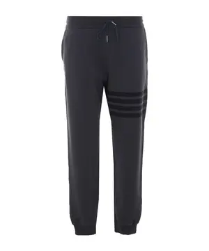 Thom Browne Elastic-waist Athletic Pants - Black