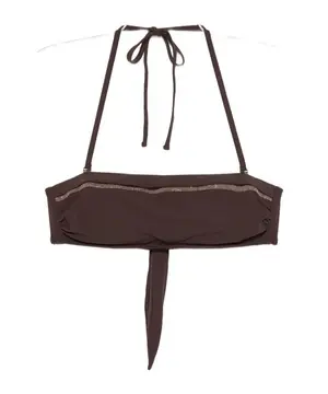 Brunello Cucinelli Lace-up Bikini - Brown