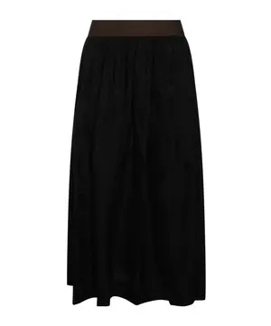 UMA WANG Elastic Waist Midi Skirt