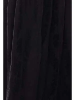 UMA WANG Elastic Waist Midi Skirt - Black