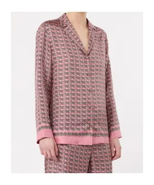 Max Mara Printed Silk Shirt