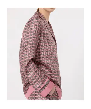 Max Mara Printed Silk Shirt