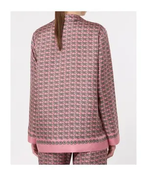 Max Mara Printed Silk Shirt