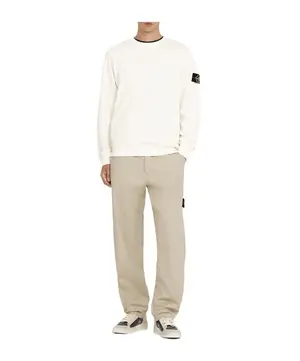 Stone Island Crew Neck Sweatshirt With Long Sleeves