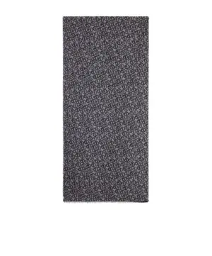 Giorgio Armani Patterned Scarf - Black