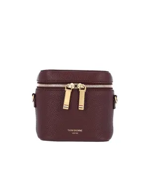 Thom Browne Zip-top Box Clutch Bag - Red