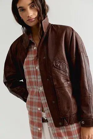 JAKKET Adriana Vintage Leather Jacket