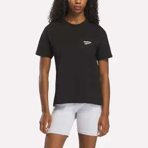REEBOK Logo Pocket T-shirt - Black