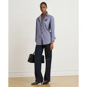 Ralph Lauren Relaxed Fit Striped Broadcloth Shirt