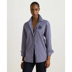 Ralph Lauren Relaxed Fit Striped Broadcloth Shirt