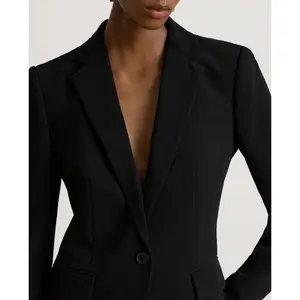 Ralph Lauren Stretch Crepe Blazer