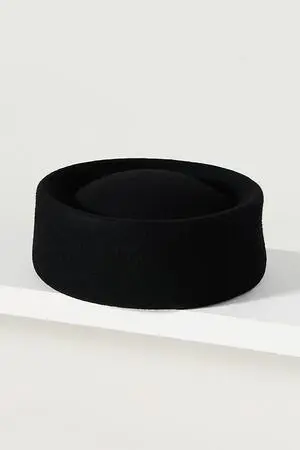 VAN PALMA Gaspard Wool Pillbox - Black