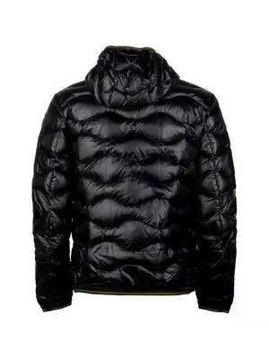 BLAUER. Wave-quilted Hooded Jacket
