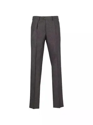 AL DUCA D’AOSTA 1902 Double-breasted Herringbone Wool Suit