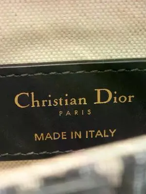 Dior 2000-2026 Mini Oblique Canvas Saddle Bag Satchel