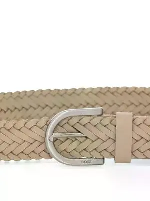 BOSS Braided Leather Belt