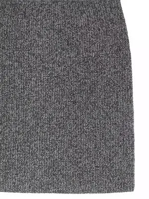 ASPESI ASPESI Marl-Knit Pencil Mini Skirt