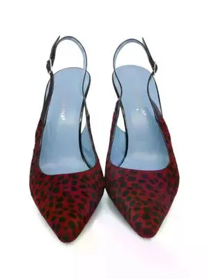 Dolce & Gabbana Leopard-print Slingback Pumps