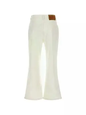 Marni White Denim Jeans - Neutrals