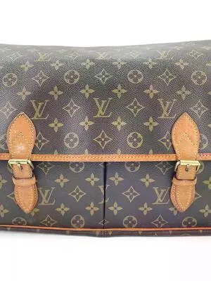 LOUIS VUITTON 1999 Monogram Buckle Shoulder Bag