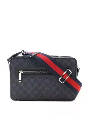 Gucci Gg Supreme Messenger Bag - Black