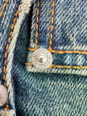 Alexander McQueen Faded Boyfriend Jeans