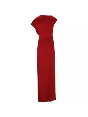 Federica Tosi Twist-detail Front-slit Maxi Dress
