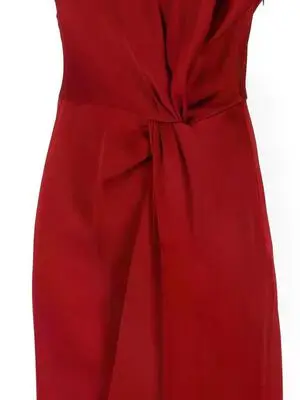 Federica Tosi Twist-detail Front-slit Maxi Dress