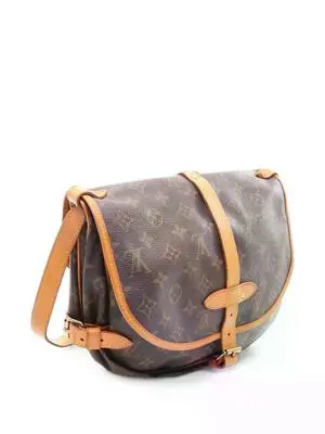 LOUIS VUITTON 1992 30 Saumur Monogram Shoulder Bag