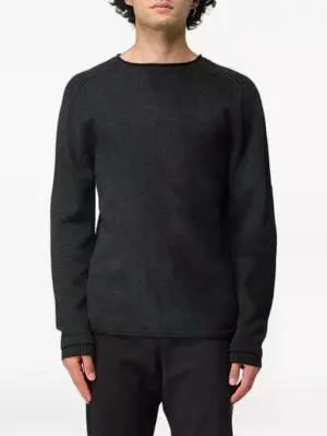 Premiata Virgin-wool Knit Sweater - Grey