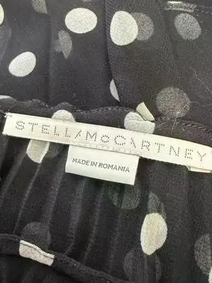 Stella McCartney Polka-dot Plissé Skirt