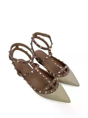 Valentino Garavani Rockstud Caged Ballet Flats