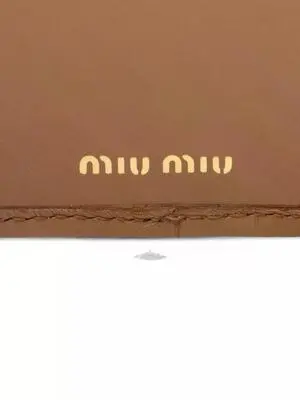 Miu Miu 2020s Matelassé Trifold Wallet