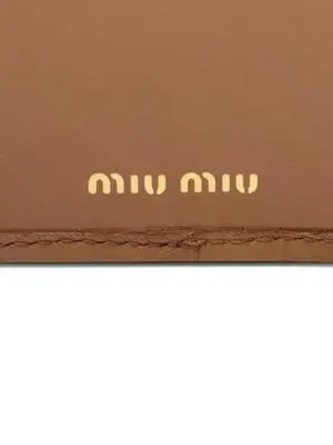 Miu Miu 2020s Matelassé Trifold Wallet