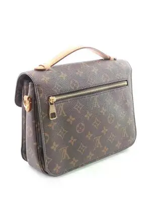 LOUIS VUITTON 2021 Monogram Pochette Métis Tote Bag - Brown