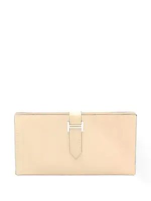 Hermès 2008 Bearn Soufflé Wallet - Neutrals