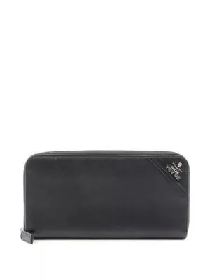 Prada 2010s Saffiano-leather Wallet - Black