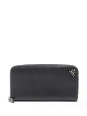 Prada 2010s Saffiano-leather Wallet - Black