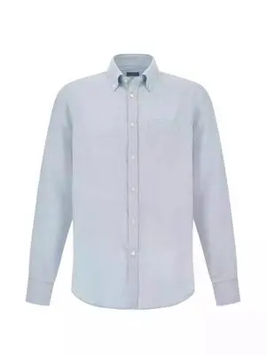 Paul & Shark Check-pattern Button-down Shirt - Blue