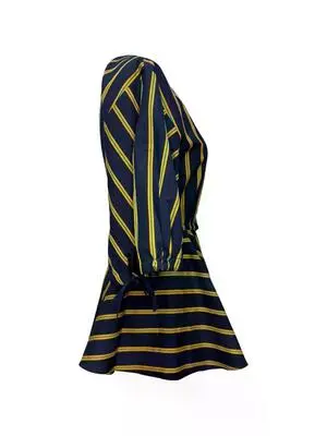 JASON WU Striped Peplum Top