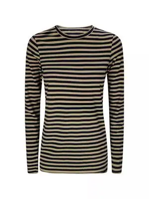 Labo.art Striped Jersey Long-sleeve T-shirt - Neutrals
