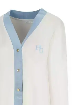 HOUSE OF GRAVITY Club Contrast-trim Cardigan