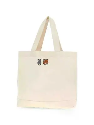 Maison Kitsuné Double Fox Head Tote Bag