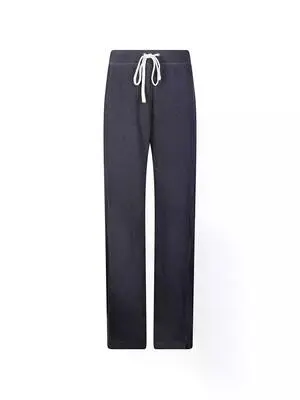 JAMES PERSE Drawstring-waist Wide-leg Trousers